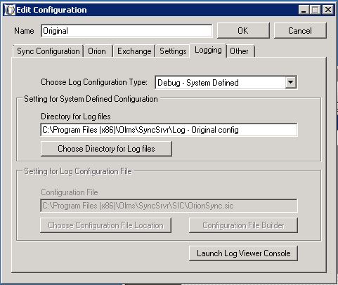 SmartInspect Debug Logger for Exchange Sync – Orion Law Management